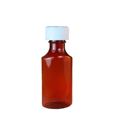 2 Ounce Liquid Ovals With Child-Resistant Caps | Vials Depot